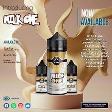 Alpha Juice Milk One 120ML – Cloudy Vape Co. Umhlanga.