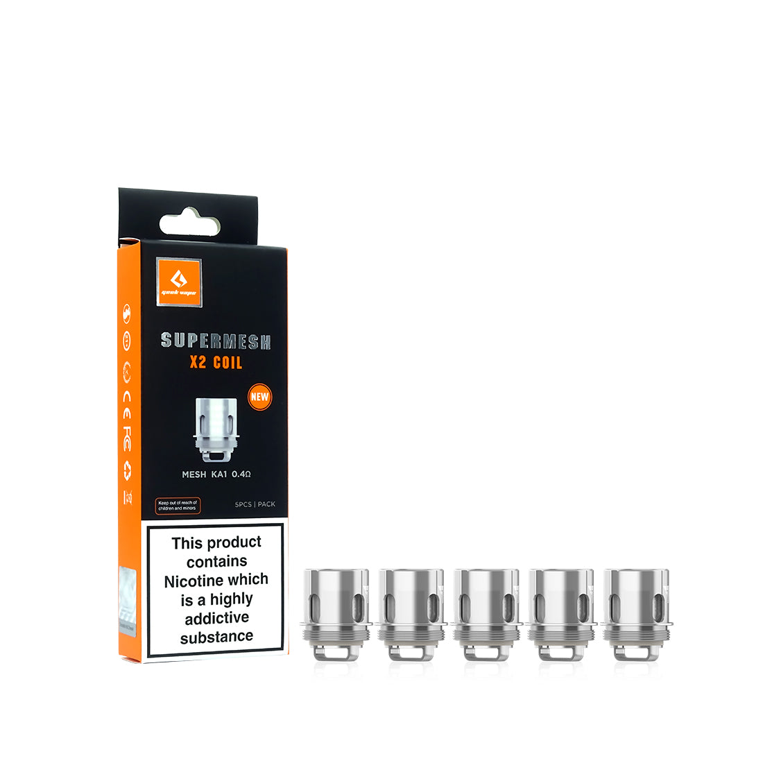 Geekvape X2 Supermesh KA1 0.4 ohm Coil – Cloudy Vape Co. Umhlanga.
