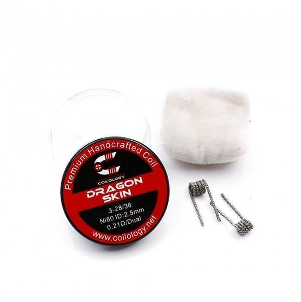 Coilology Dragon Skin 2.5mm 0.21 ohm/Dual Premium Handcrafted Coils ...